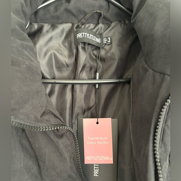 Jackets & Coats | Adorable Cropped Puffer Jacket Black Brand New With ...